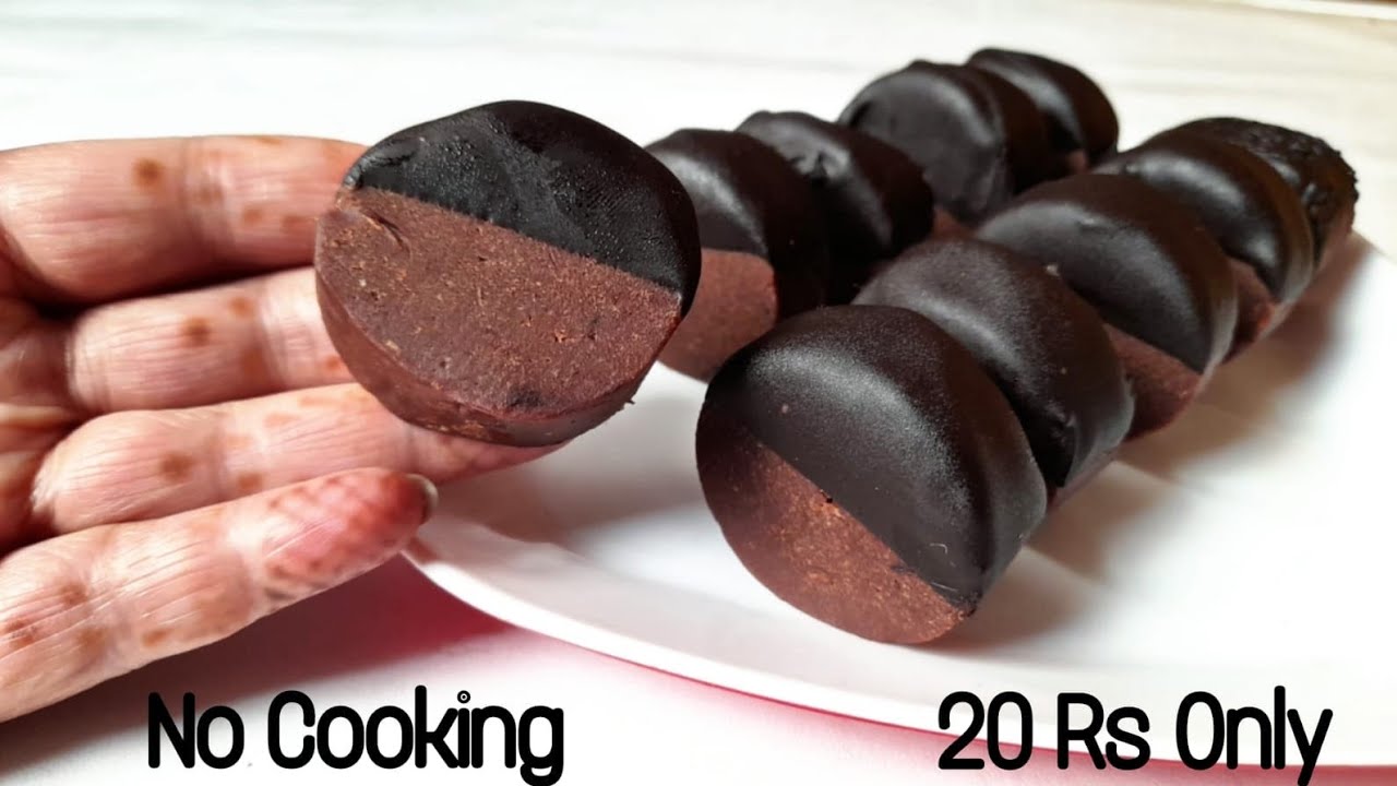 5 Minutes Fireless Chocolate Recipe! Soft Tasty Fluffy Chocolate Treat ...