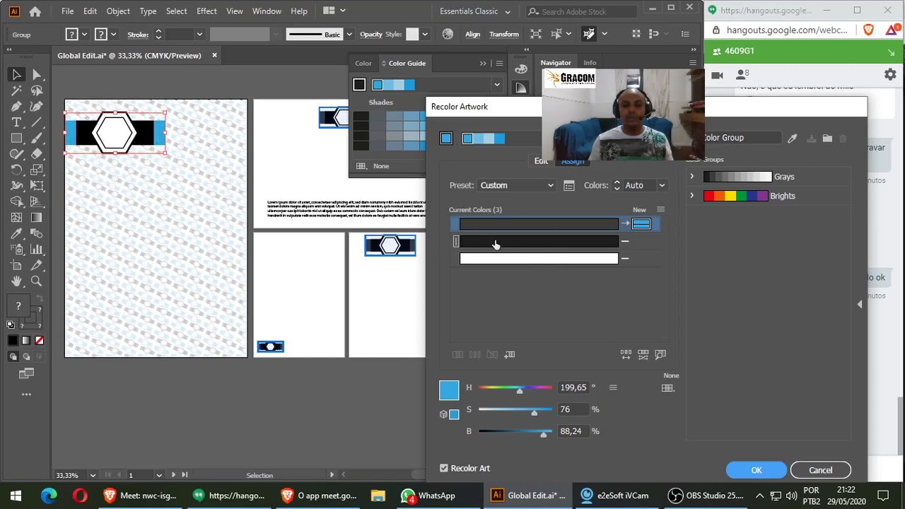 Global edit no illustrator 2020 - YouTube