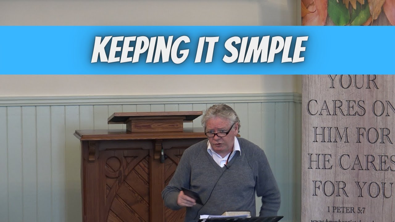 Keeping it Simple | Vinny Commons - YouTube