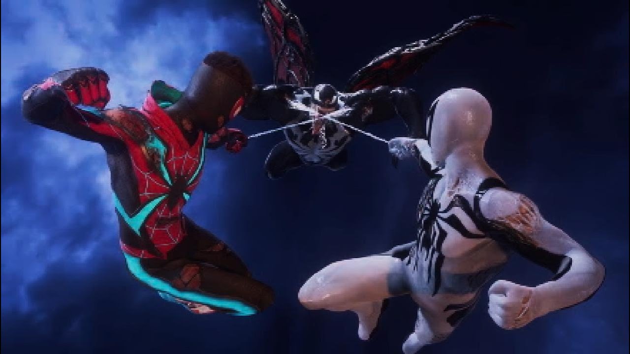 Marvel spider-man 2:Peter & Miles vs Venom (the end boss fight) - YouTube
