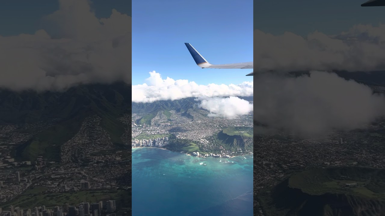 Flying over Honolulu HI - YouTube