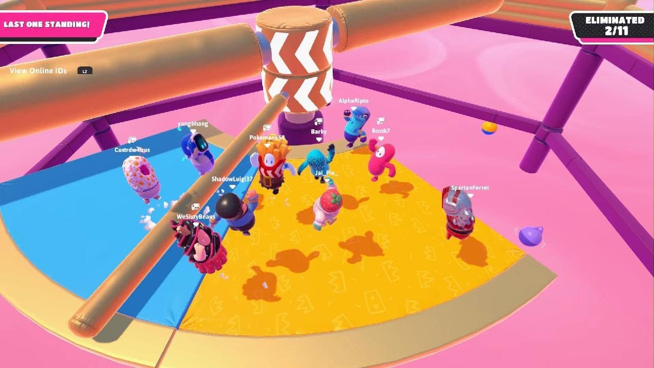 FALL GUYS: 9-bean timeout on Jump Showdown for the crown! - YouTube