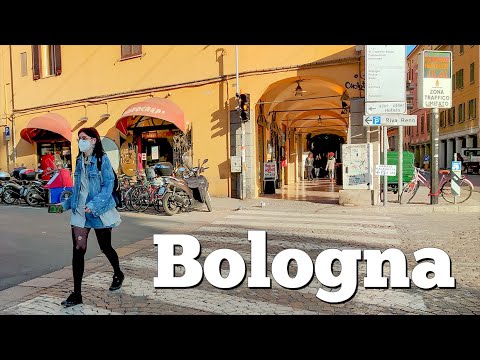 Historical center. Bologna. Italy - 4k Walking Tour around the City ...