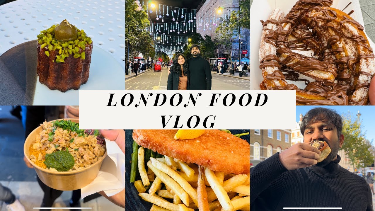 Food in London | Trying variety of pastries and street foods in London ...