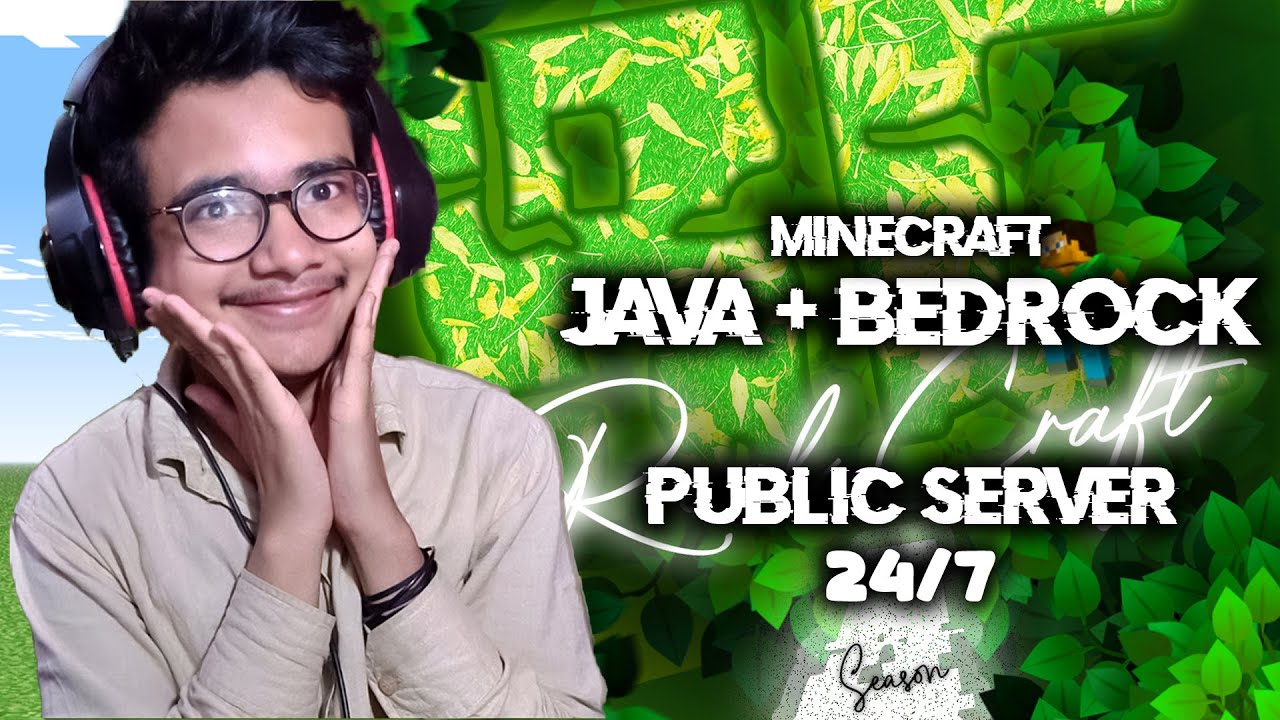 REALCRAFT SEASON 4 - Minecraft JAVA + BEDROCK Live | PUBLIC SEASON | Cascade Gaming - YouTube