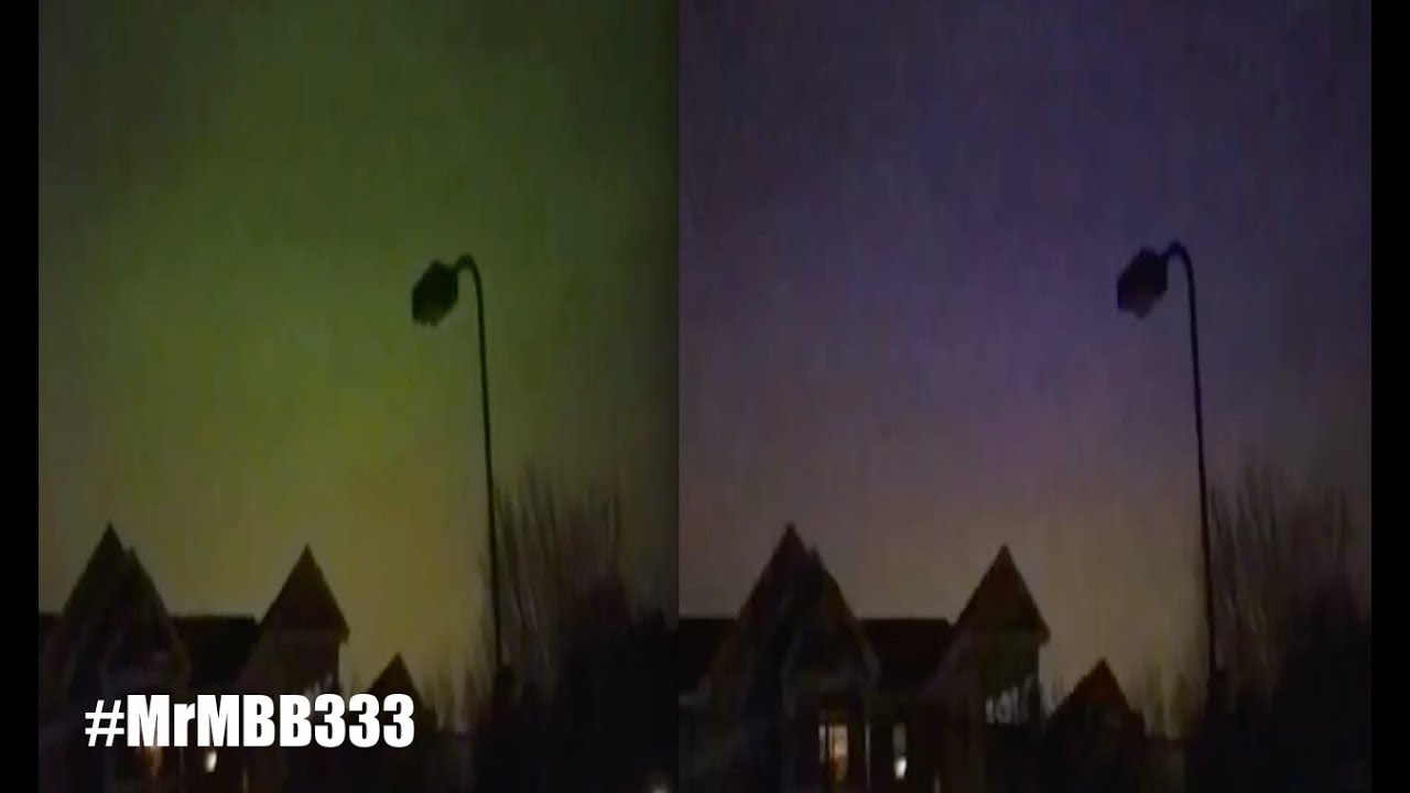 Sky turns dramatic colors as spectacular video captures RARE sky ...