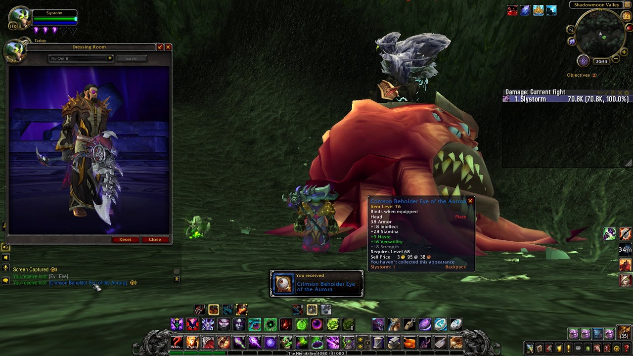 Collidus The Warp Watcher | Beholder Eye | Shadowmoon Valley | Rare ...