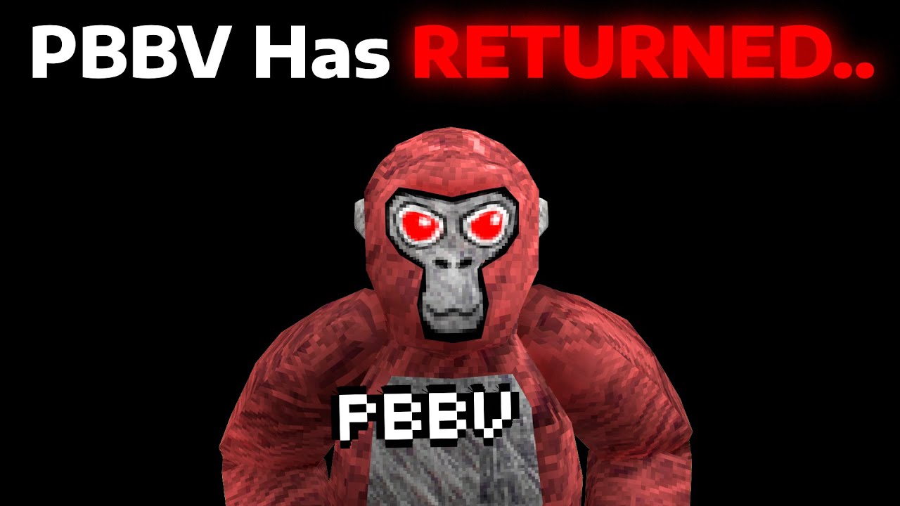 PBBV Has RETURNED To Gorilla Tag.. - YouTube