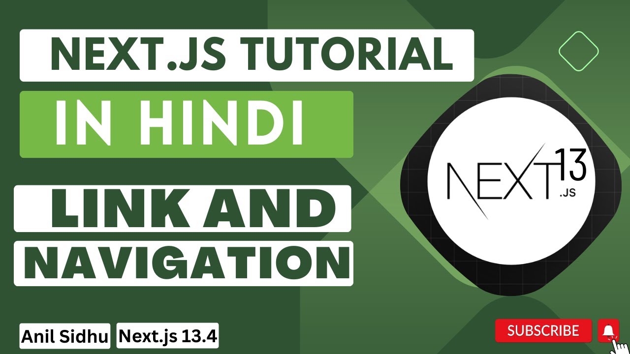 Next Js Tutorial In Hindi 8 Link And Navigation In Nextjs 134 Youtube