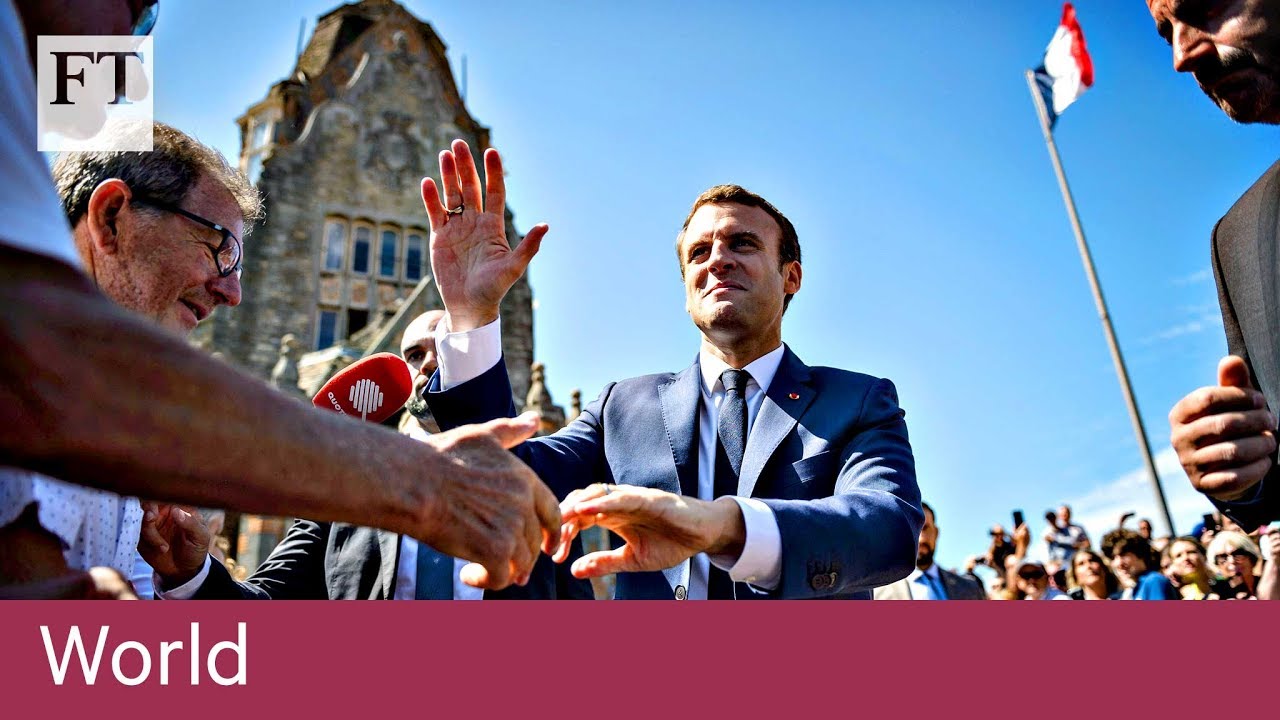 Macron's party on the marche | World - YouTube