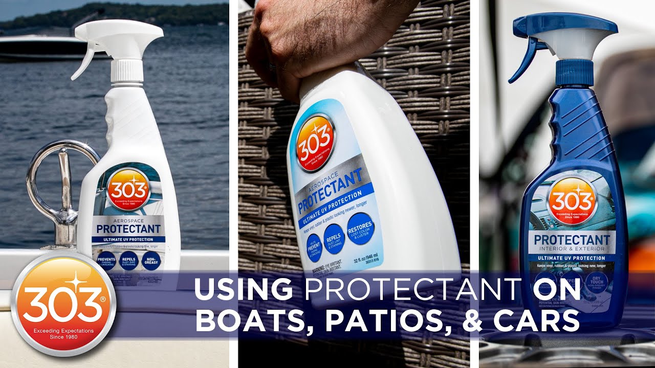 303 Protectant: Perfect For Boats, Patios, & Cars! - YouTube