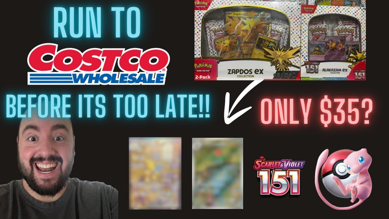 $35 POKEMON 151 BUNDLES AT COSTCO??? BEST PRICE PER PACK?! 😱 - YouTube