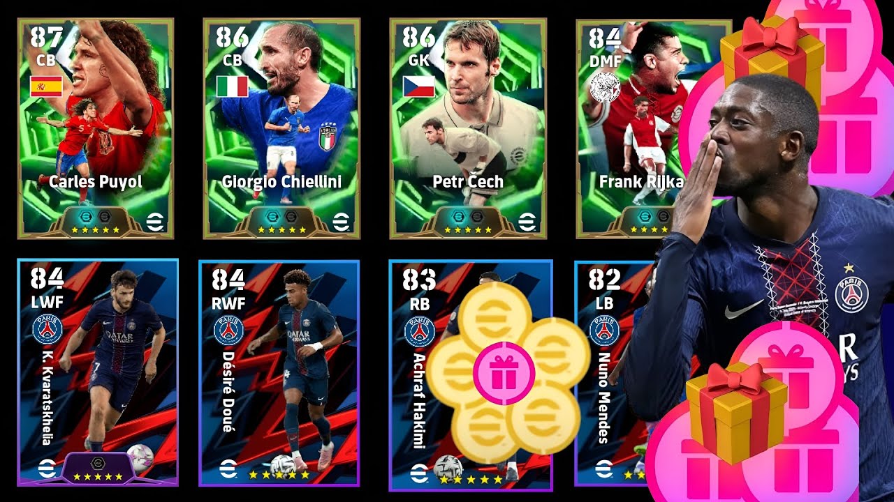 NEW FEATURED🤯 PLAYERS REWARD X8 PARIS SAINT-GERMAIN PACK OPENING ...