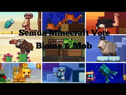 Semua Video Vote Minecraft Mob & Biome! - YouTube