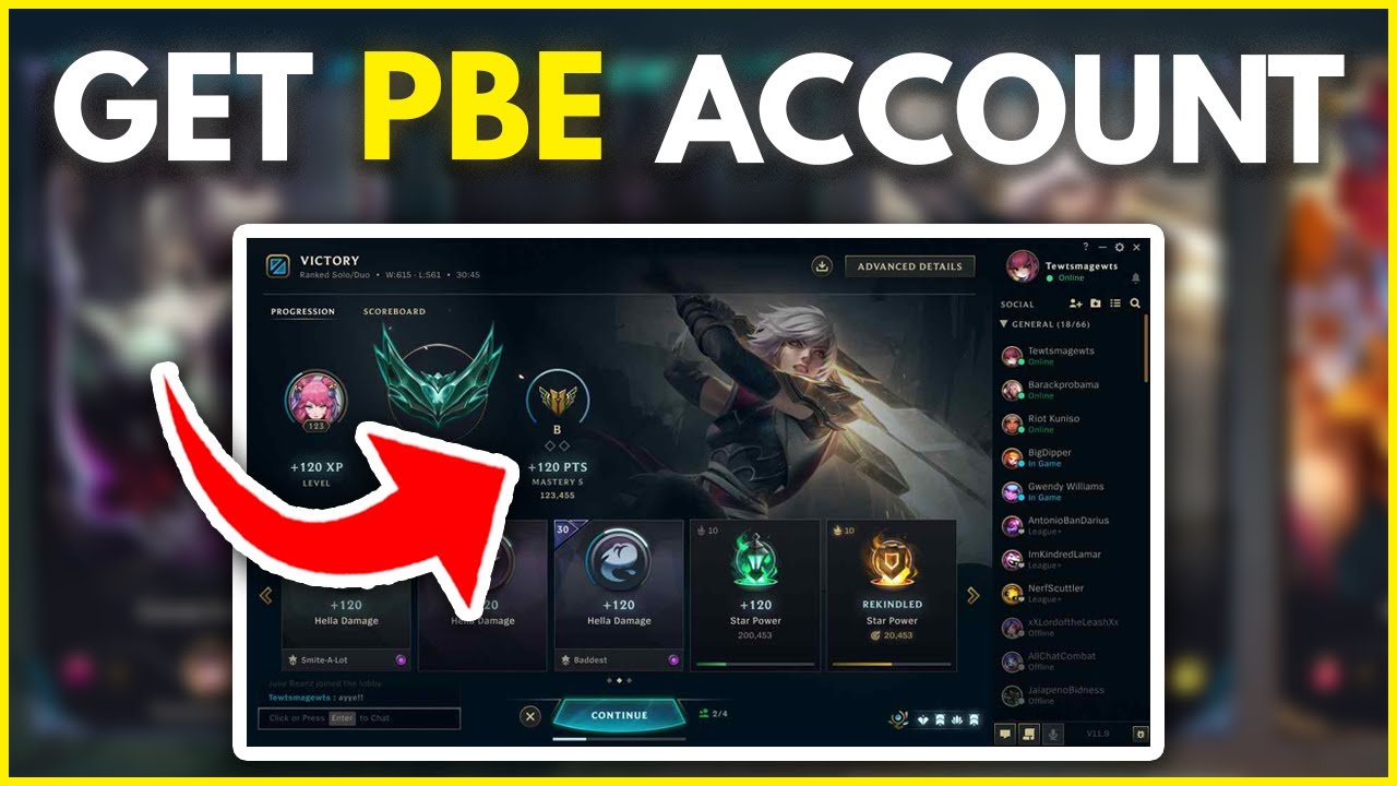 How to Get a PBE Account in League of Legends (2025) - YouTube