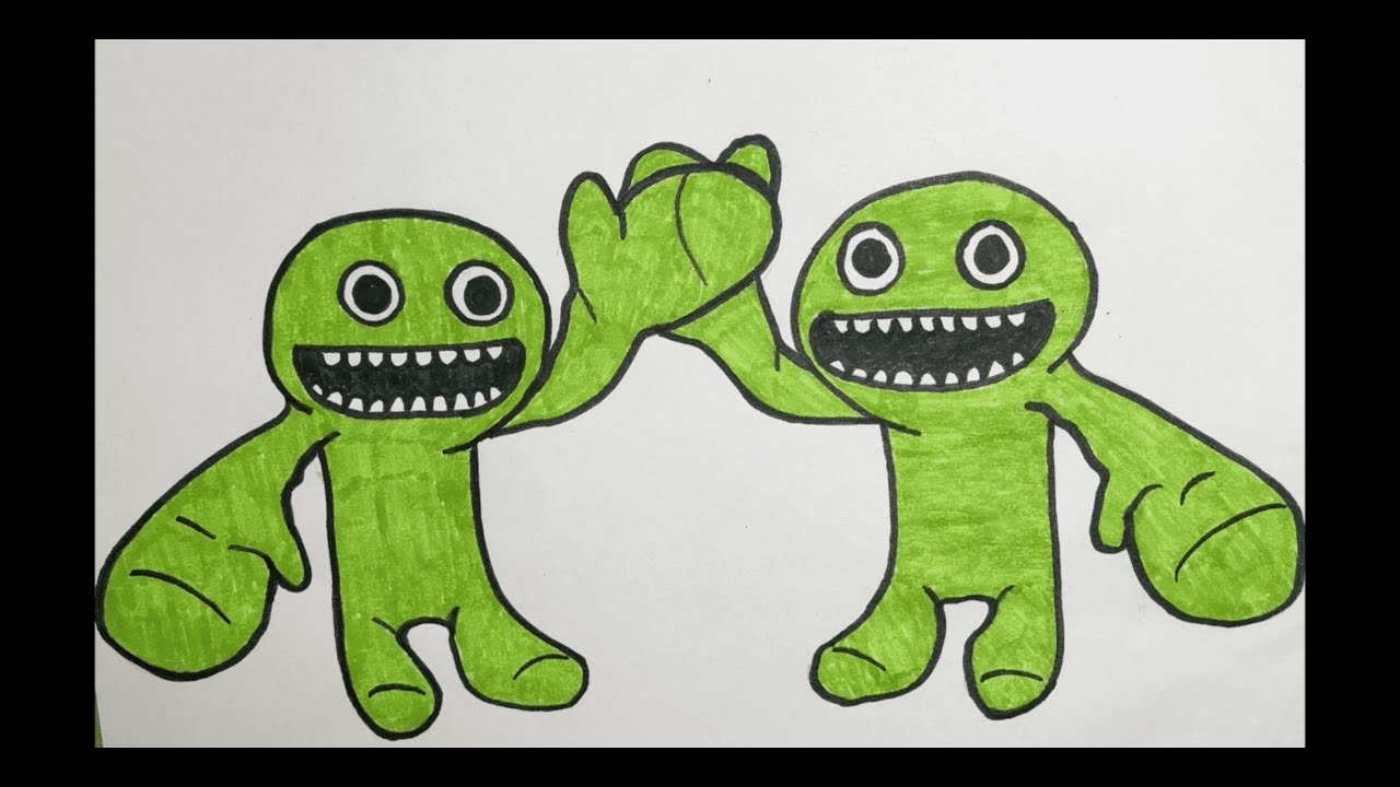 Jumbo Josh and Jumbo Josh - Garten of Banban ~ Coloring Pages - YouTube