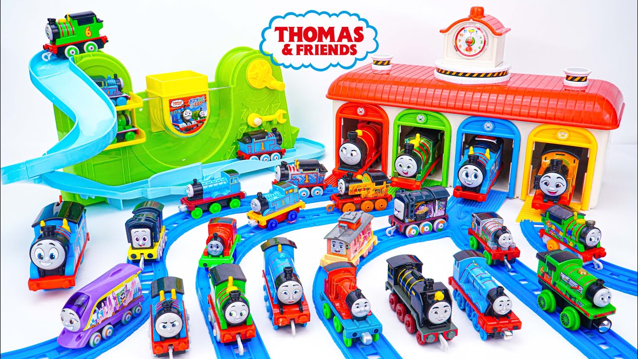 Thomas & Friends Track Toys Collection ASMR|Bath Toy Train Thomas The ...