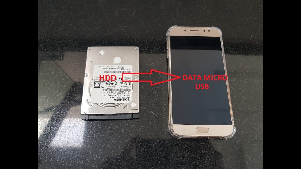 Connect hdd to mobile phone micro usb ll Kết nối ổ đĩa hdd với điện ...