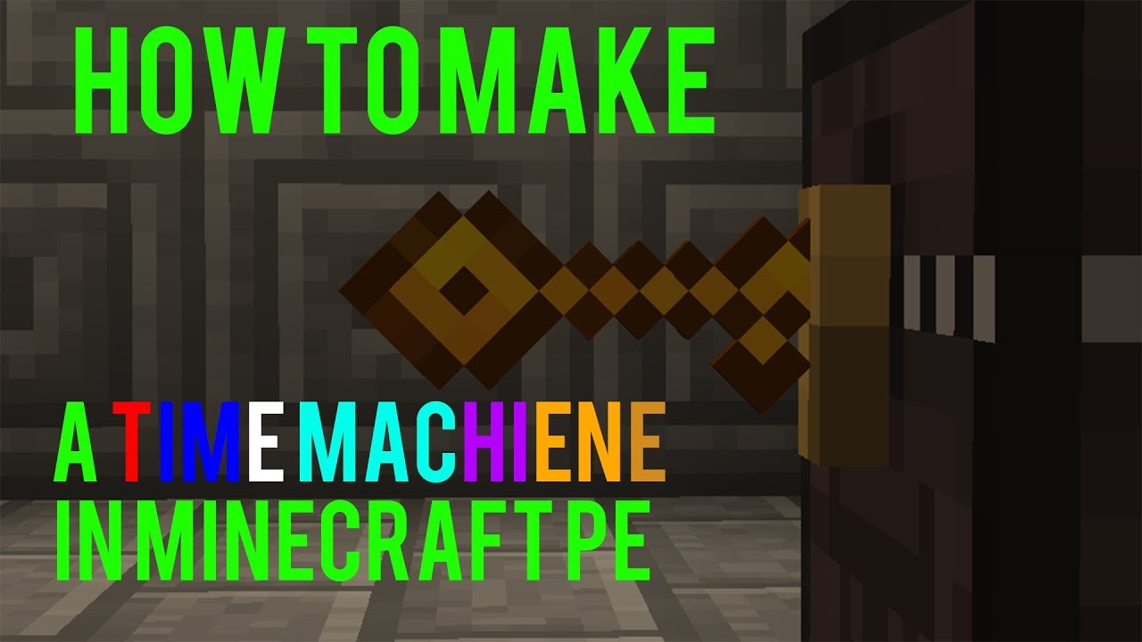 How To Make A Time Machine In Minecraft ! (2018 WORKING !) - YouTube