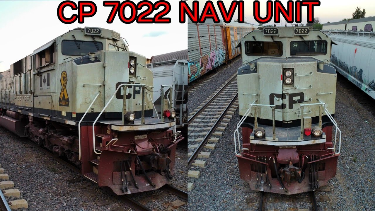 CP 7022 "The Navi Unit" en Emplame Escobedo,Gto/ EMD SD70ACU - YouTube
