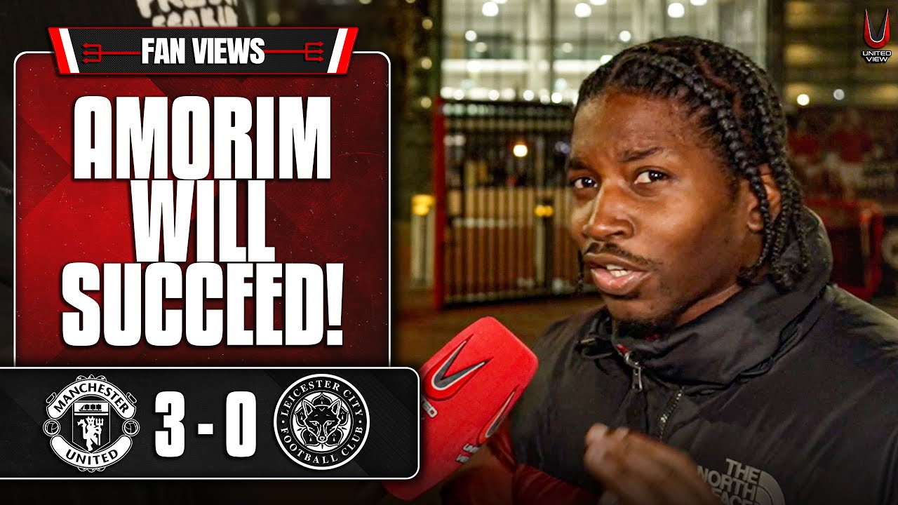 I TOLD You All About Amad! | Man United 3-0 Leicester | Fan View ...