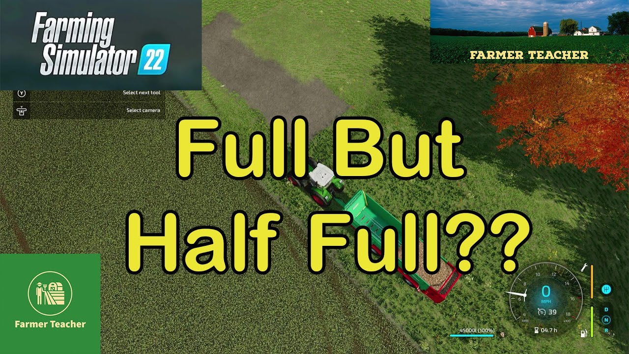 FS 22 Glitch, Full But Half Empty on Farming Simulator 22. - YouTube