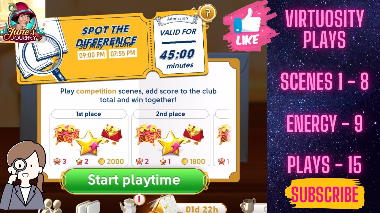 June's Journey Spot the Difference Comp | May 30 - June 1, 2025 ...