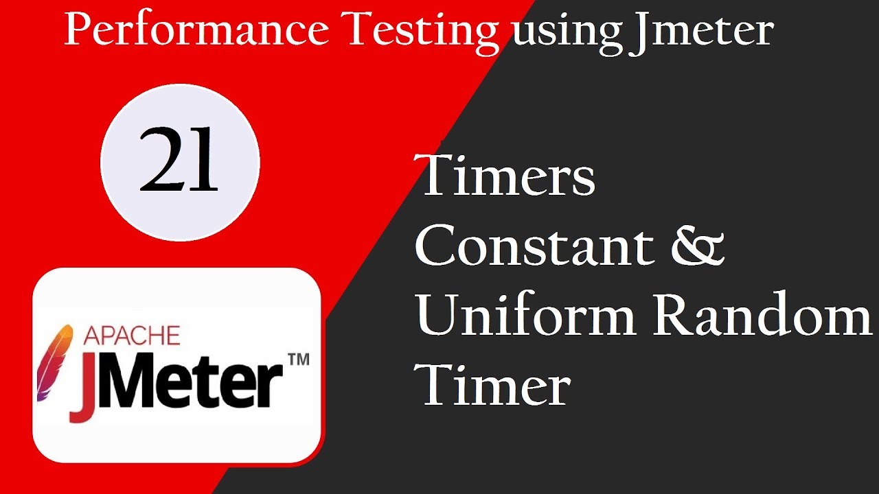 Jmeter 4 0 Timers Constant And Uniform Random Timer Youtube
