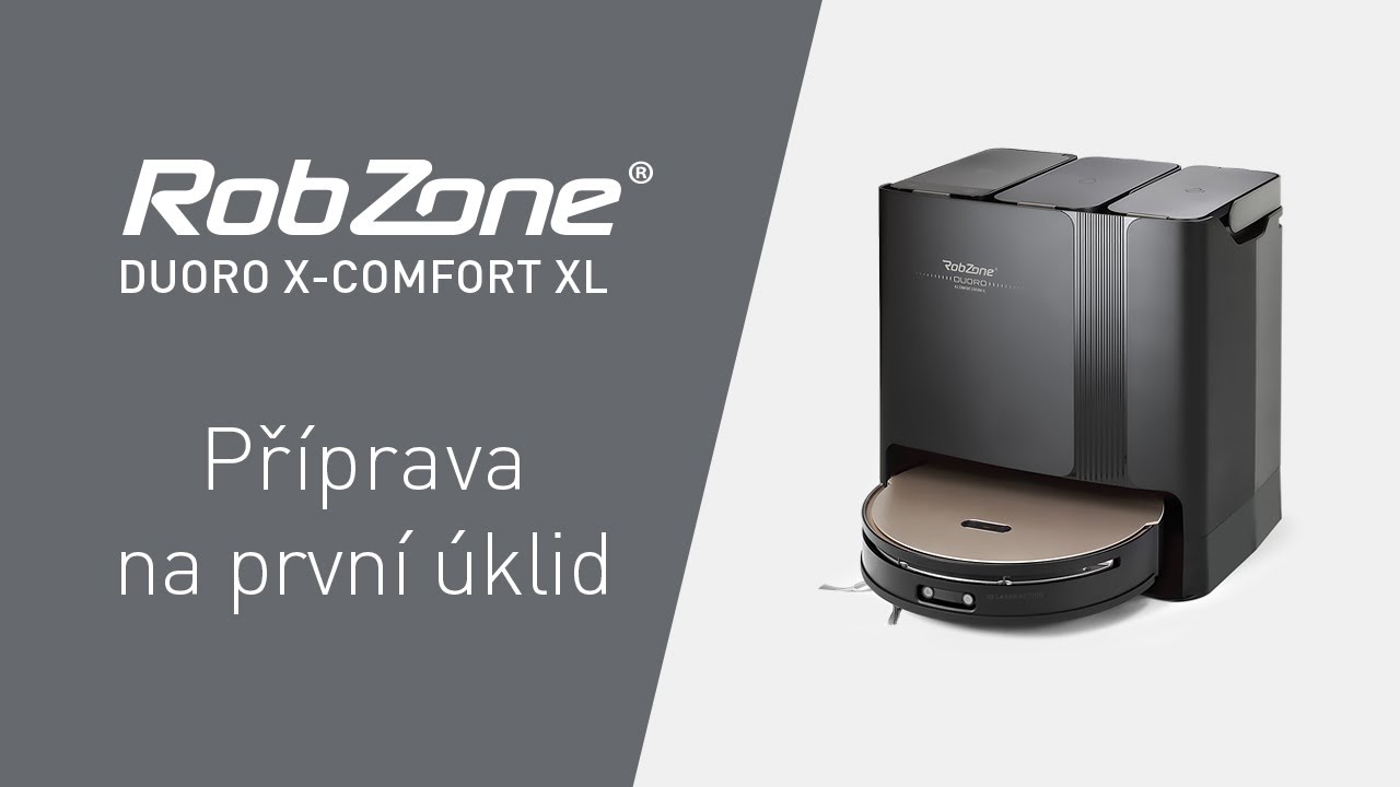 Video návod Robzone - Příprava na první úklid s DUORO X-COMFORT XL [CZ ...