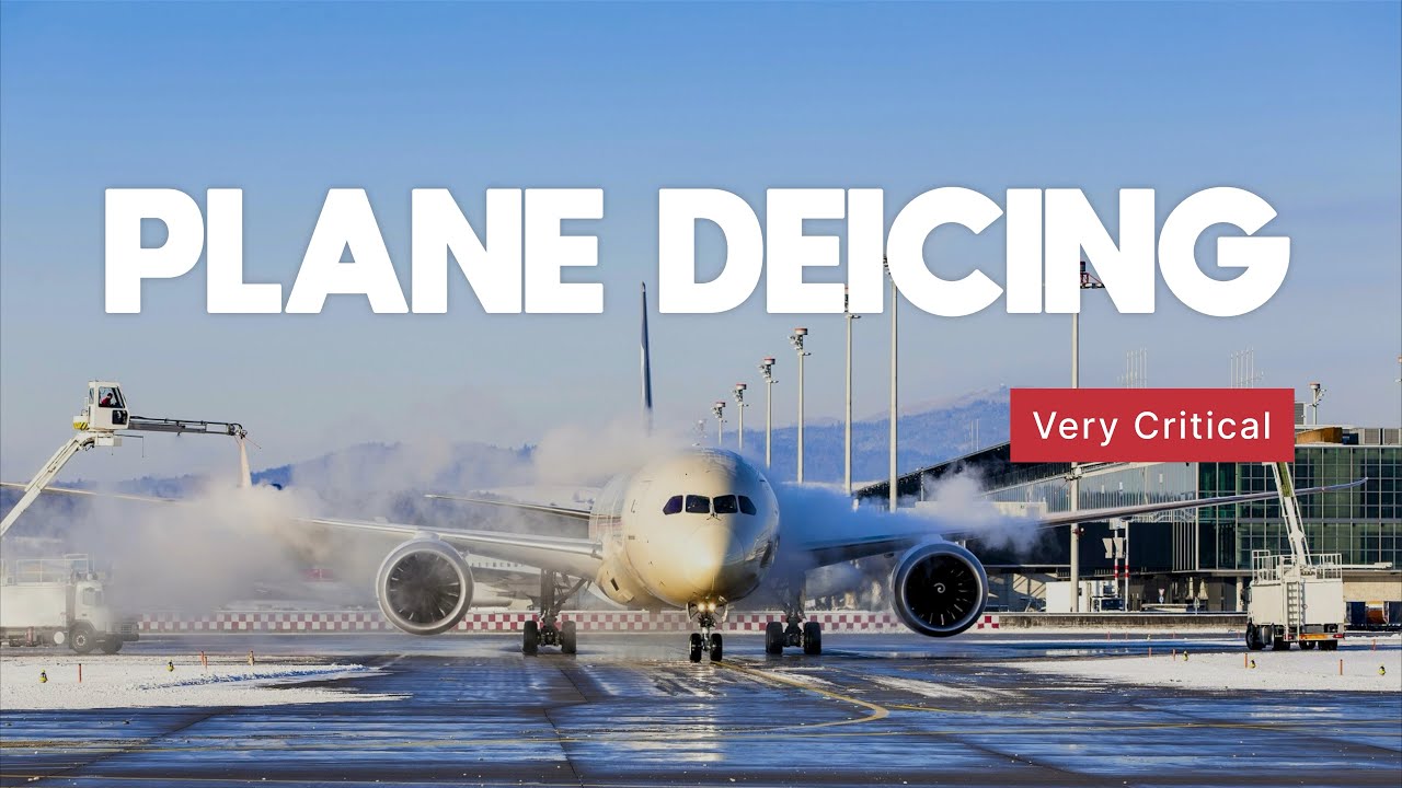 Airplane Deicing | Ground Deicing of Aircraft | ADF - YouTube