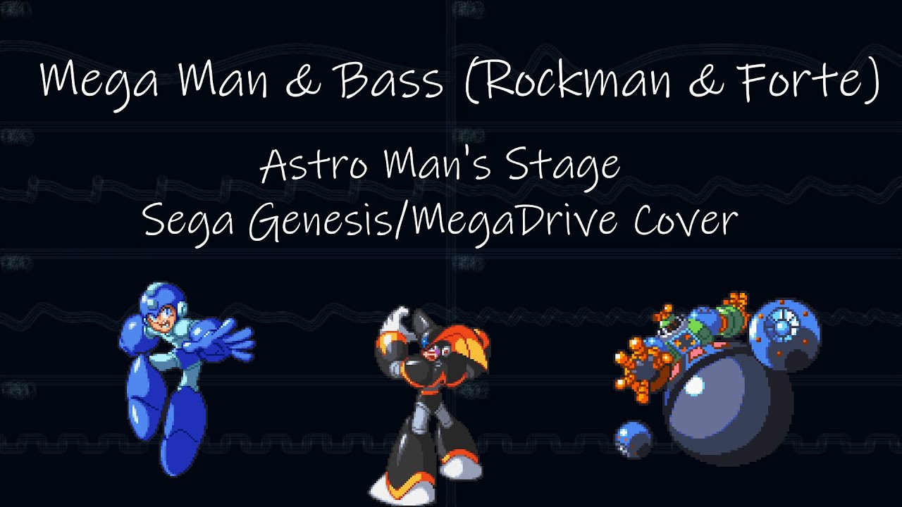 Mega Man & Bass (Rockman & Forte) - Astro Man's Stage (Sega Genesis ...