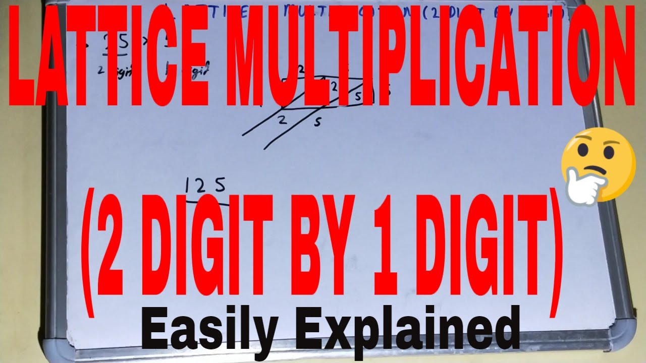 How To Do Lattice Multiplication 2 Digit By 1 Digit Lattice How To Do Lattice Multiplication 2 Digit By 1 Digit Lattice