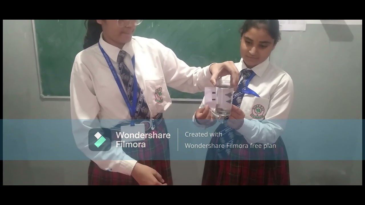 REFRACTION OF LIGHT||9th CLASS ACTIVITY||MINERVA SR.SEC.SCHOOL ...
