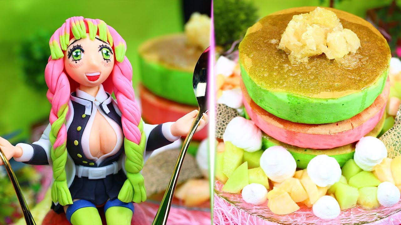 DEMON SLAYER Pancake Mitsuri KANROJI - kimetsu no Yaiba - - YouTube