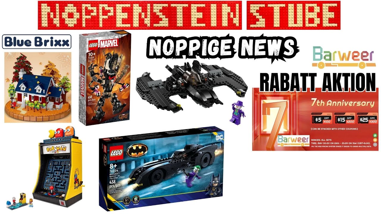 Noppige News Rabatte bei Barweer | LEGO® stellt neue DC Batman und ...