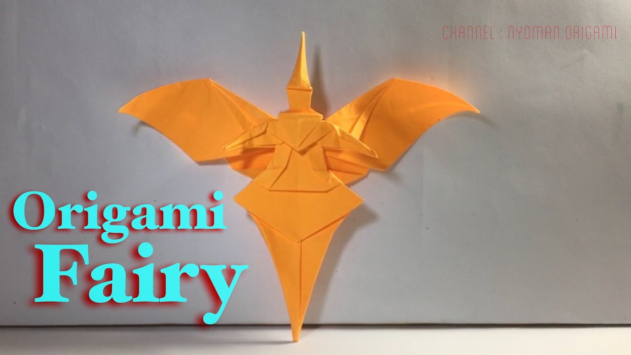 Origami Fairy - Easy paper Fairy Origami for beginner Level - YouTube