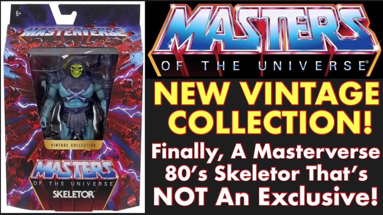 MOTU TOYS - New Vintage Collection! Finally, A Masterverse 80's ...