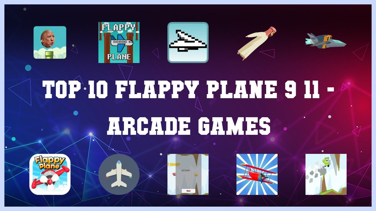 Top 10 Flappy Plane 9 11 Android Games - YouTube
