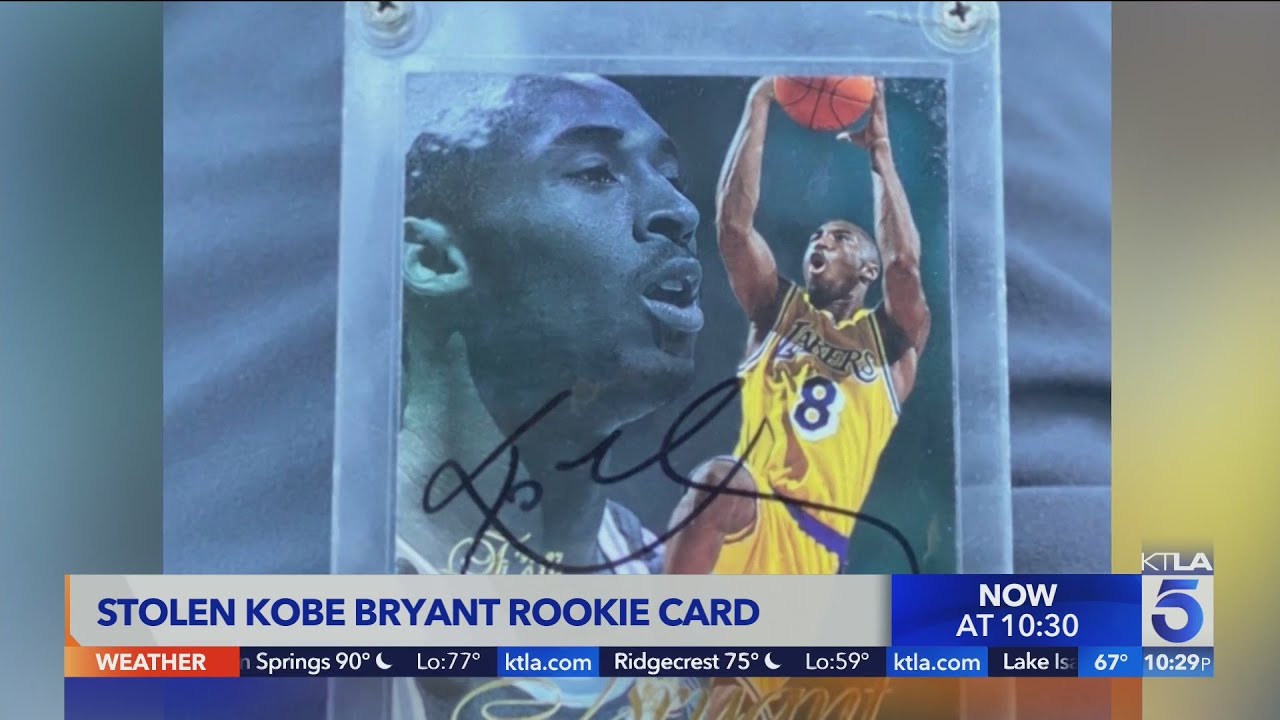 Stolen Kobe Bryant rookie card - YouTube