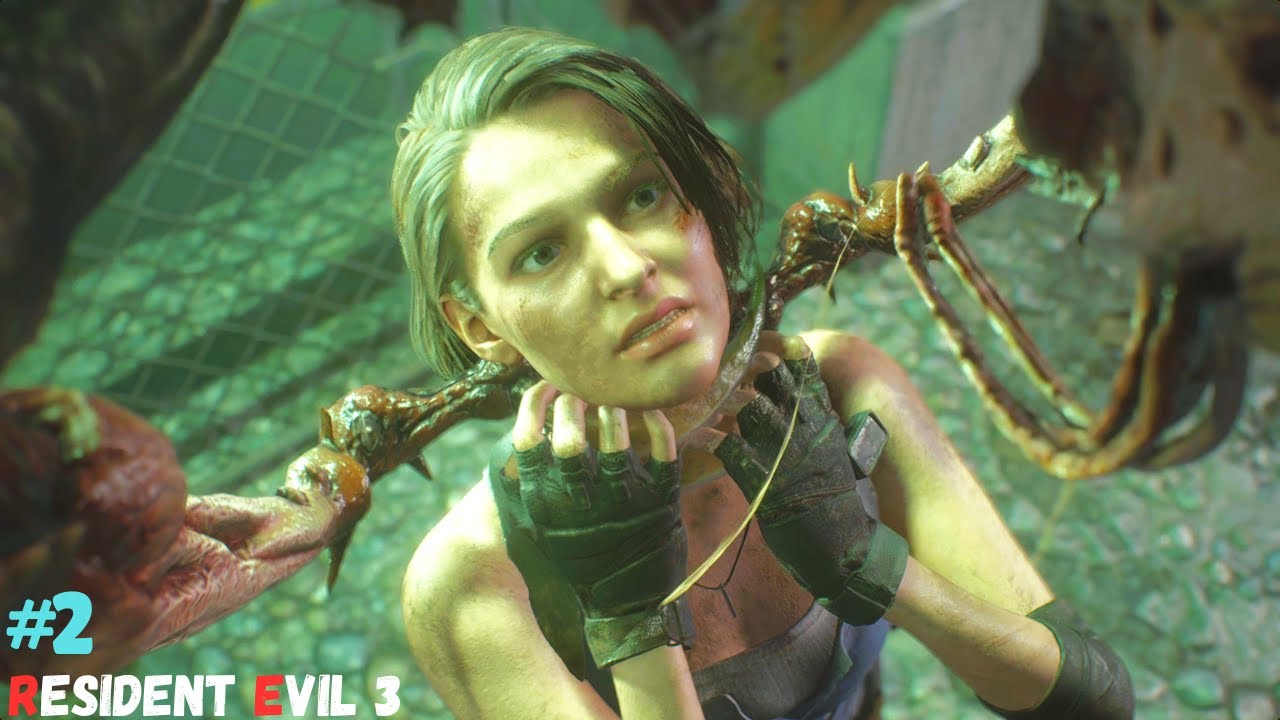 Jill FIGHT WITH SPIDER MONSTERS | RESIDENT EVIL 3 | GAMEPLAY #2 ...