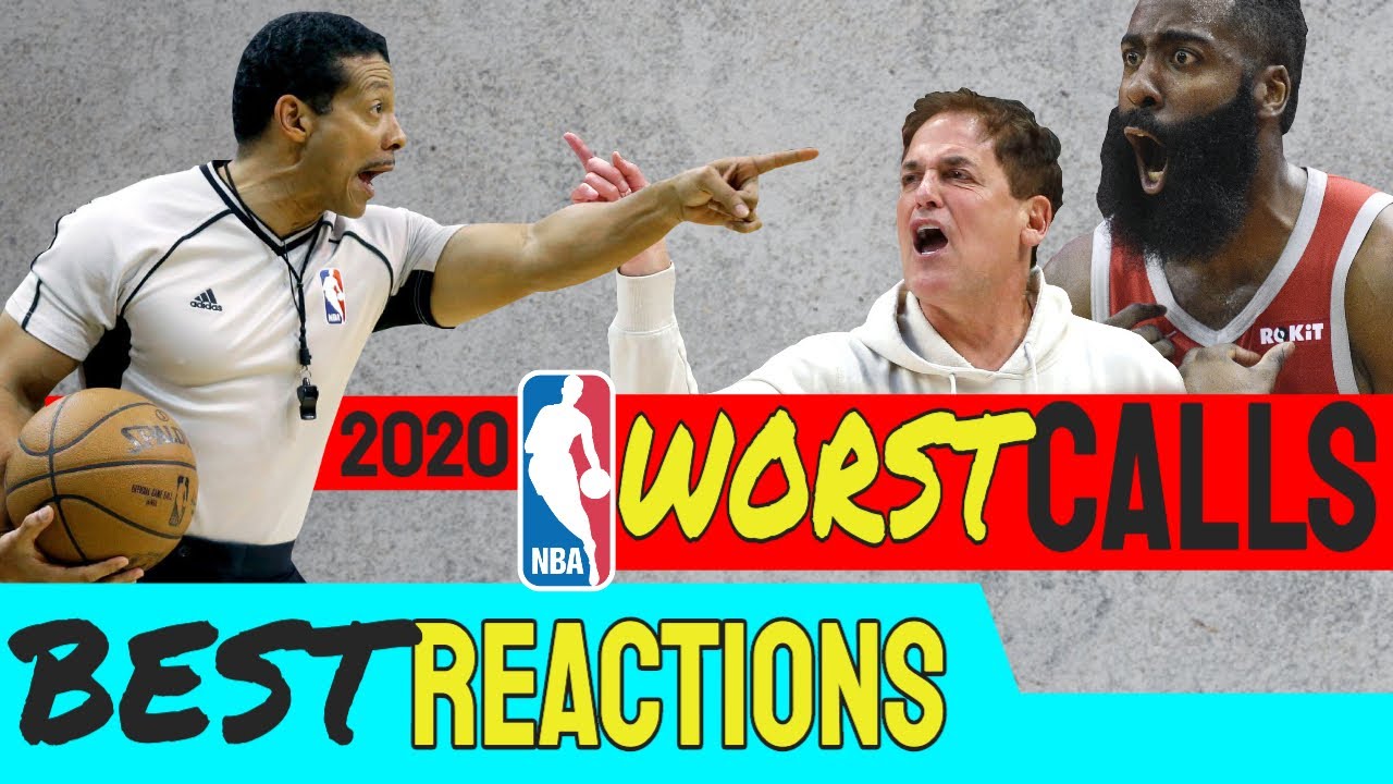 5 WORST blown calls that COST NBA teams the game, BEST reactions [2020 ...