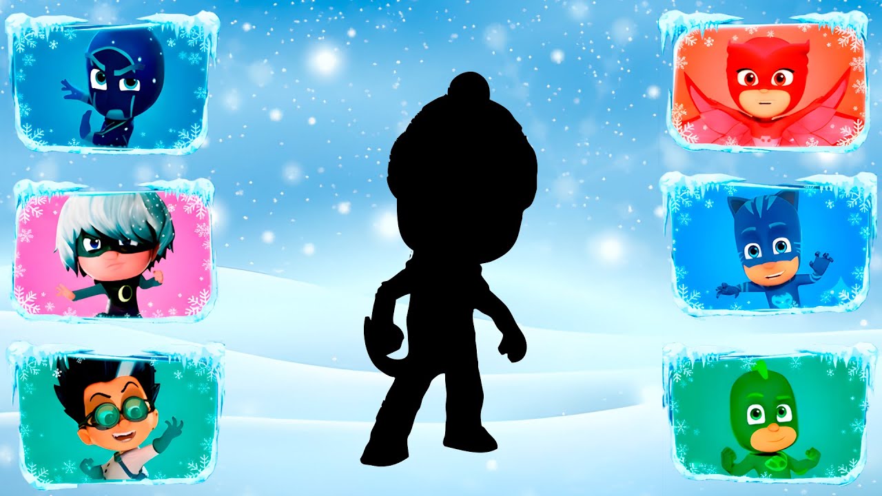 PJ Masks Winter #2 | Match the right shadow - YouTube