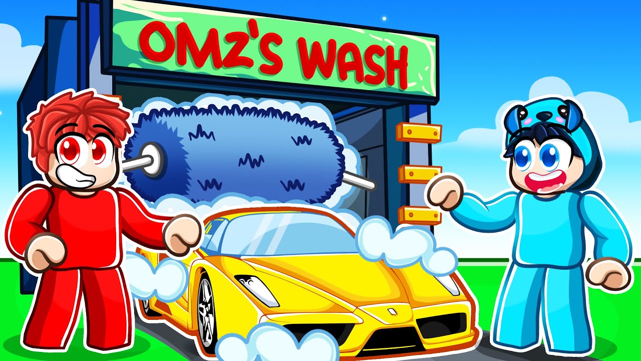 Spending $100,000 For The BEST CAR WASH In Roblox With CRAZY FAN GIRL ...