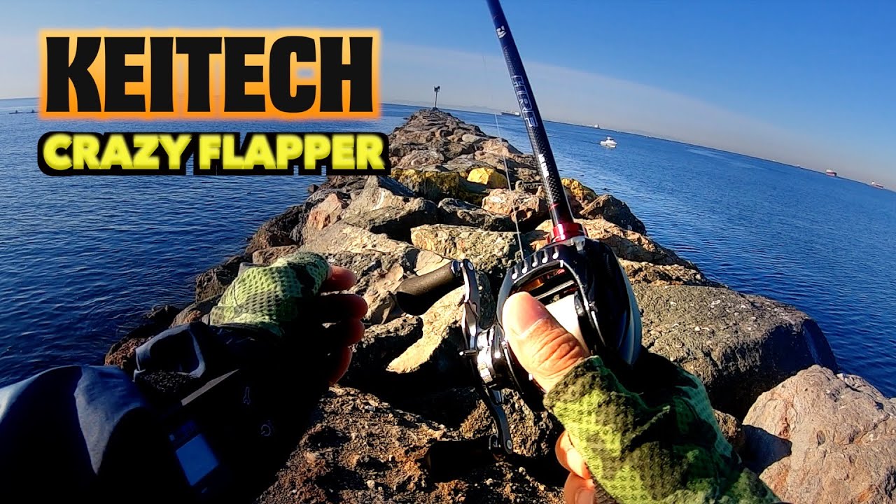 It made it! Trusting Keitech Crazy Flapper on Tough Winter Days - YouTube