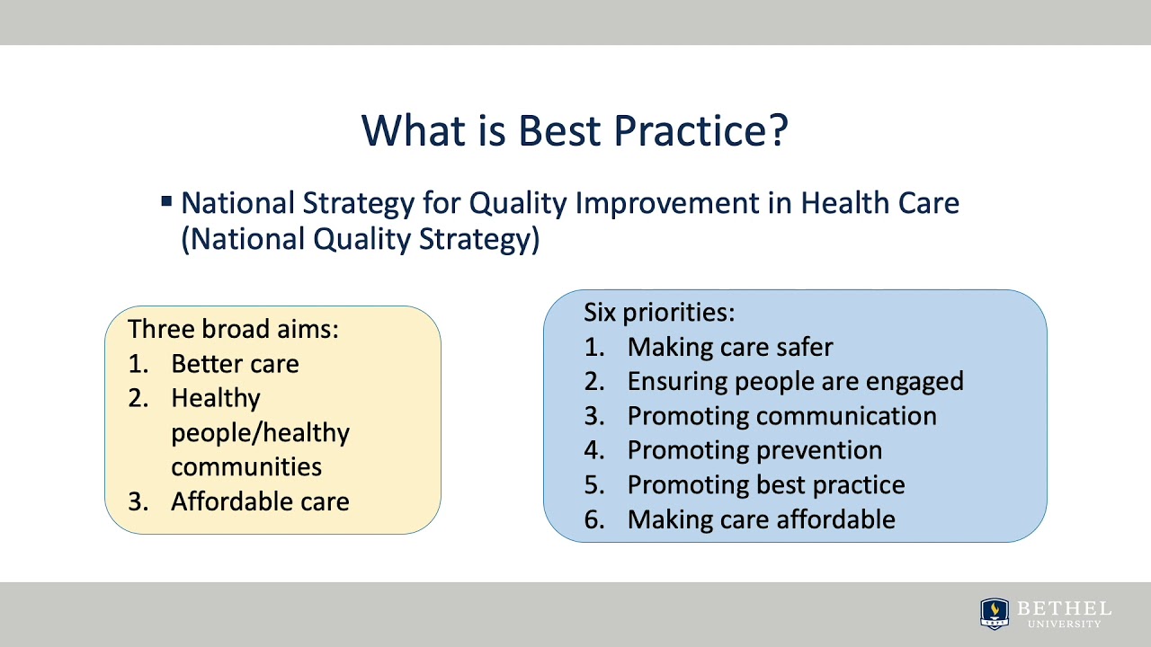 Best practice models for patient care and delivery - YouTube
