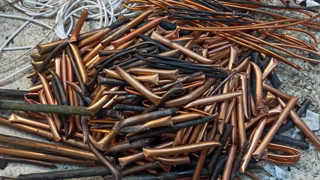 sorting and cleaning a BIG pile of scrap copper... - YouTube