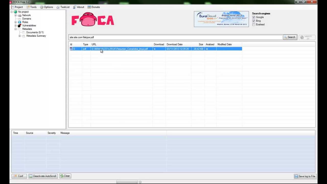 usar y descargar foca 3.2 - YouTube