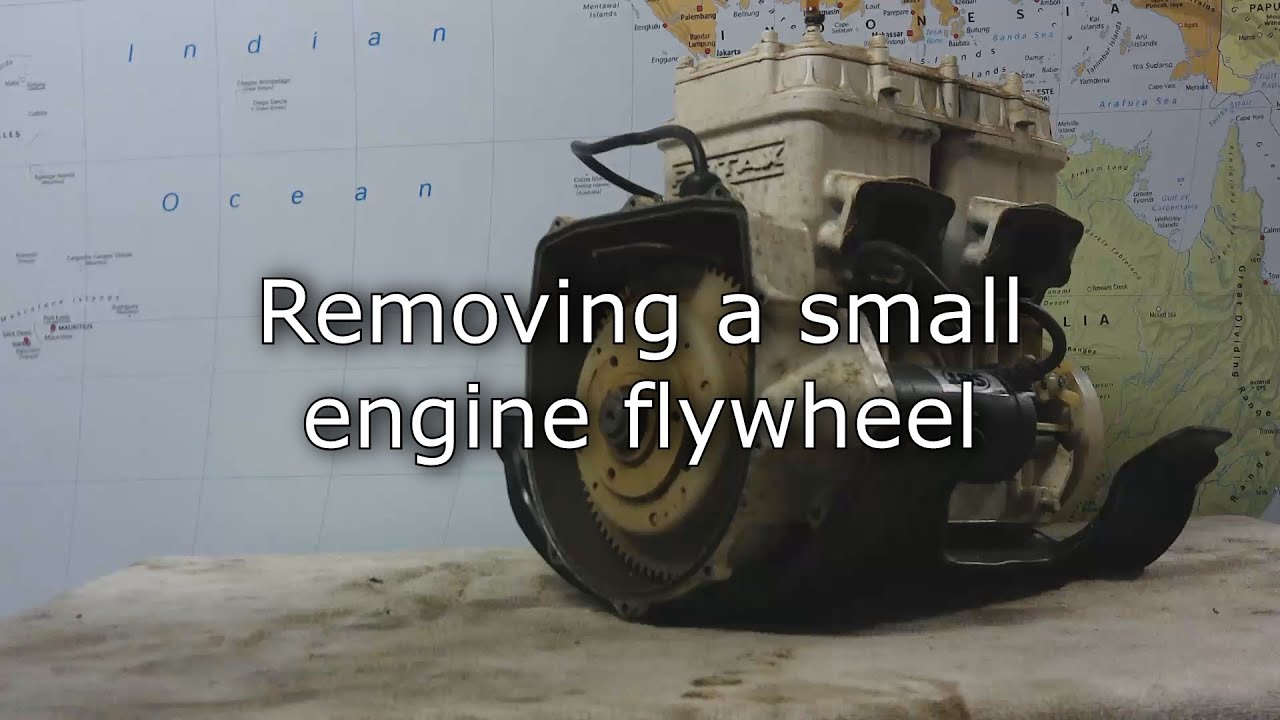 Small engine flywheel removal techniques (how to) - YouTube
