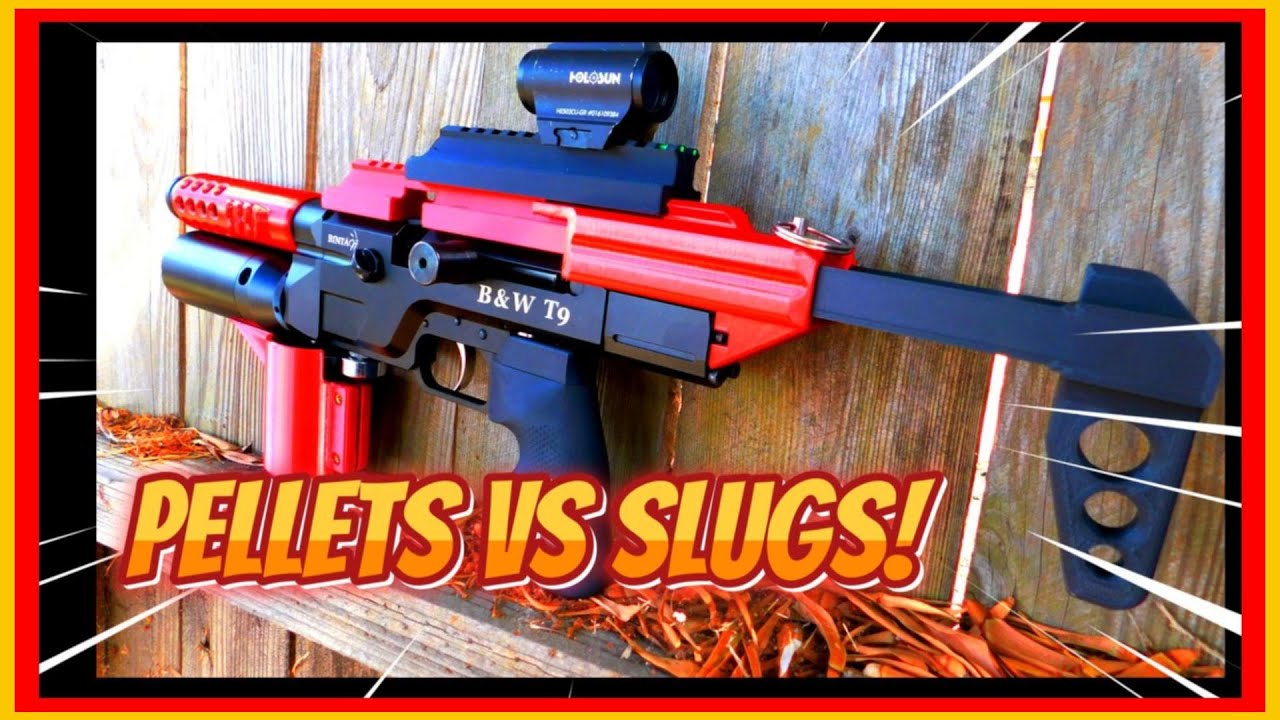 Pellets vs SLUGS! Testing the BINTAC T9 (and seeing if the HP MAX 35 ...