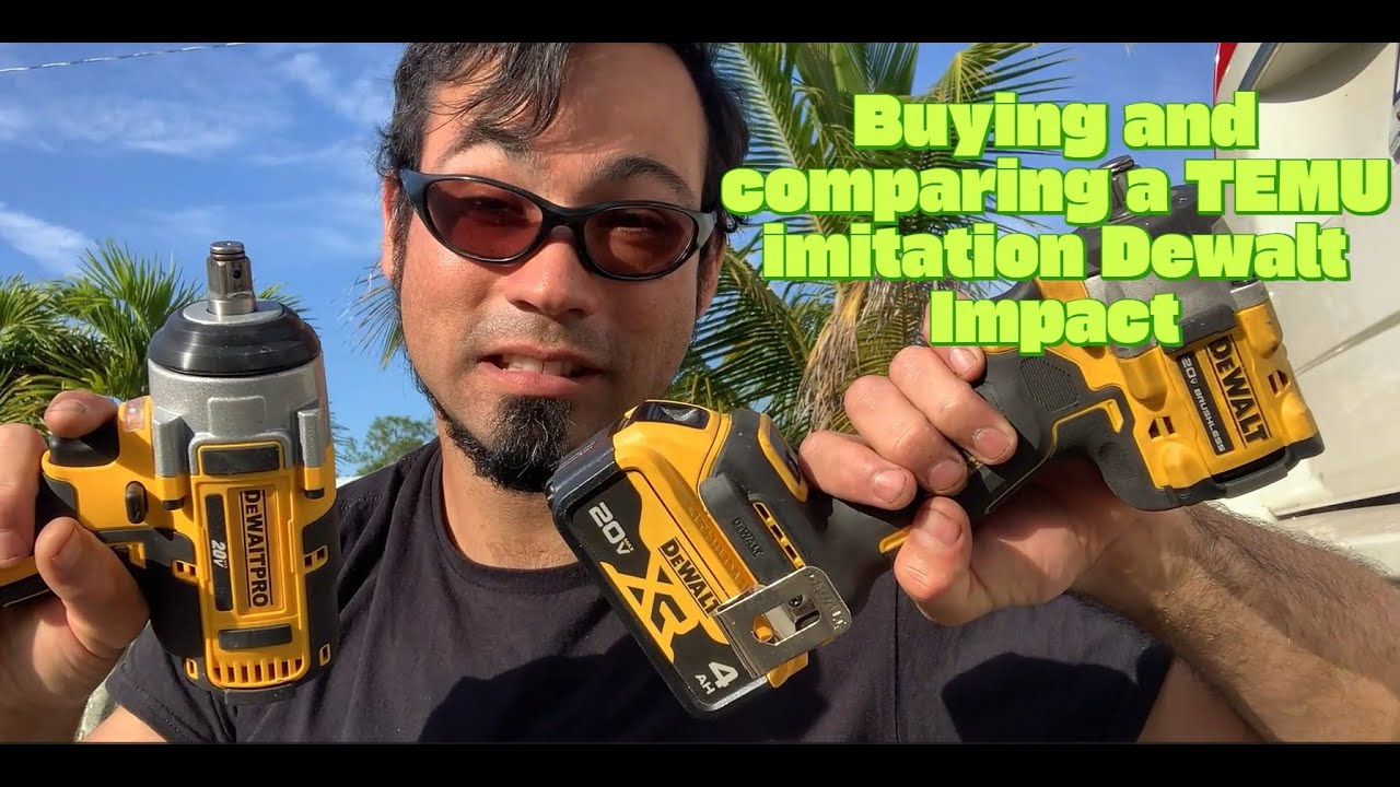 Comparing Temu buy impact to Dewalt - YouTube